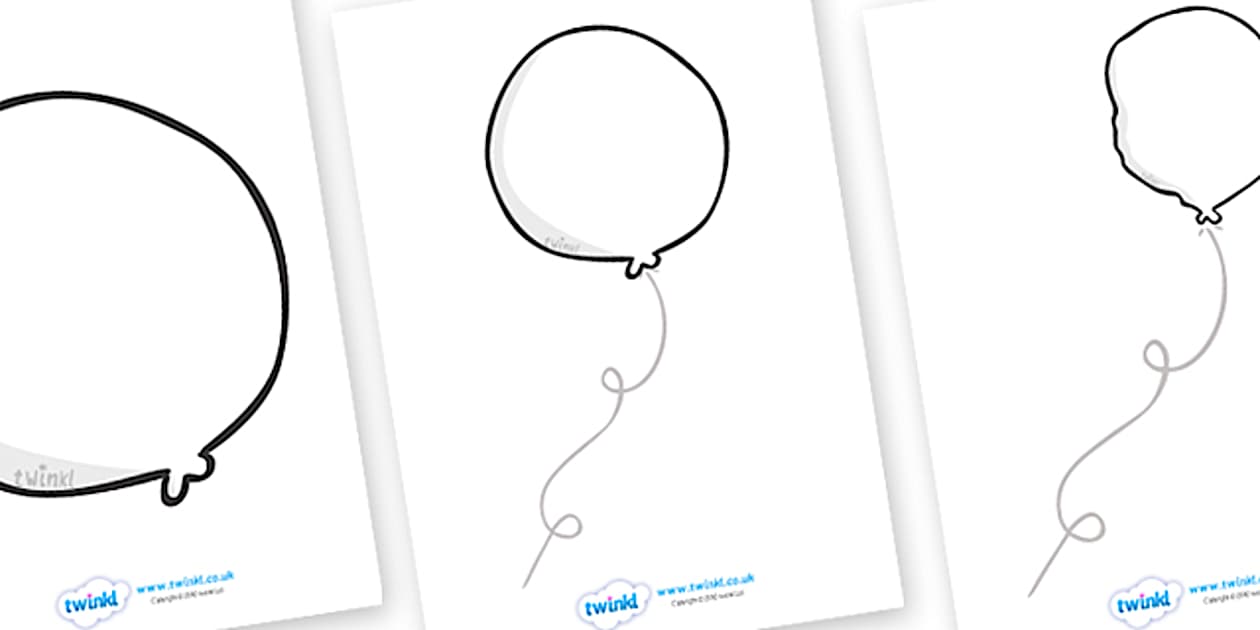 Colouring Sheets to Support Teaching on The Blue Balloon