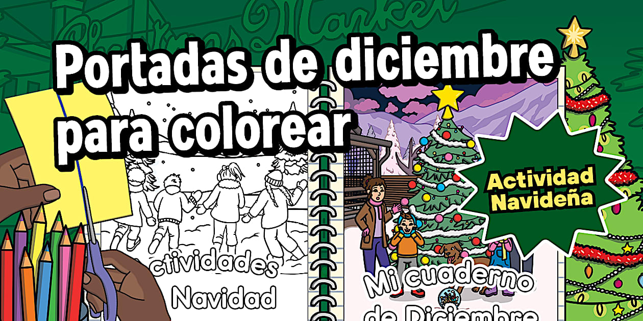 Coloreando la magia de diciembre