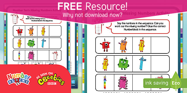 FREE Numberblocks: Number 10 Activity (teacher made)