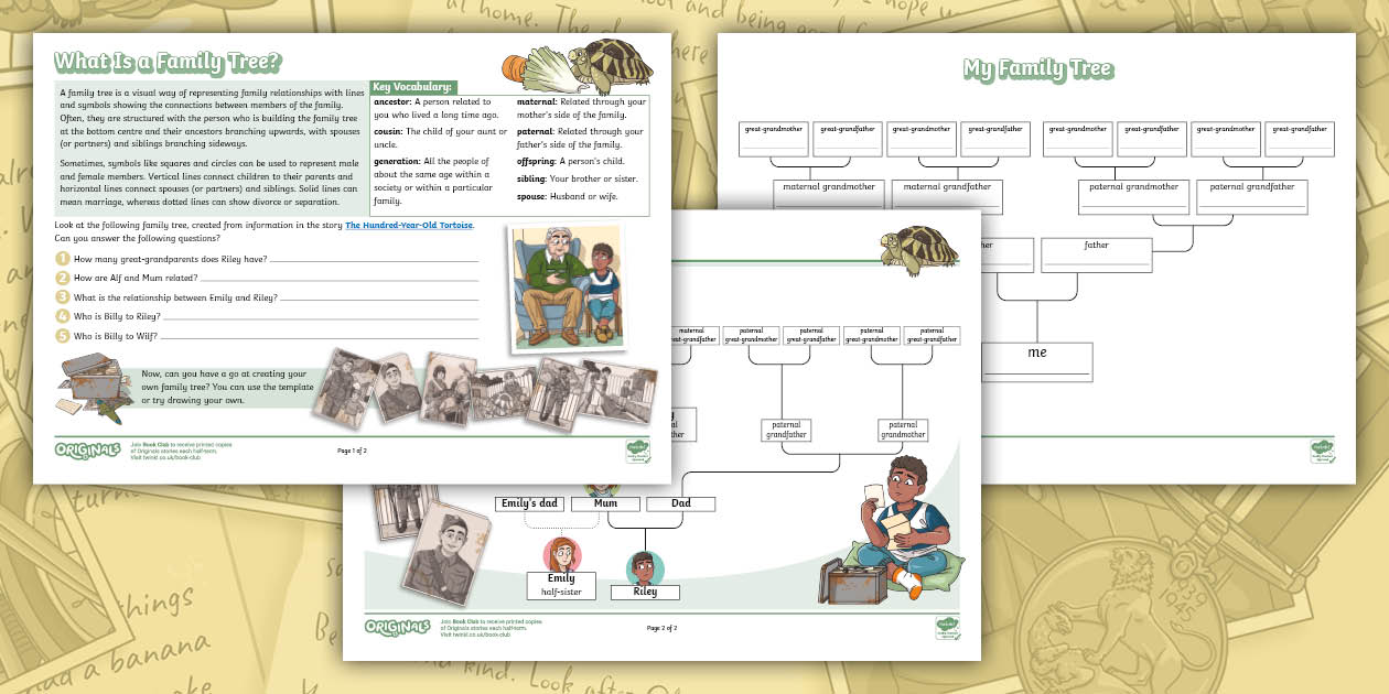 Creating and Interpreting a Family Tree KS2 Activity