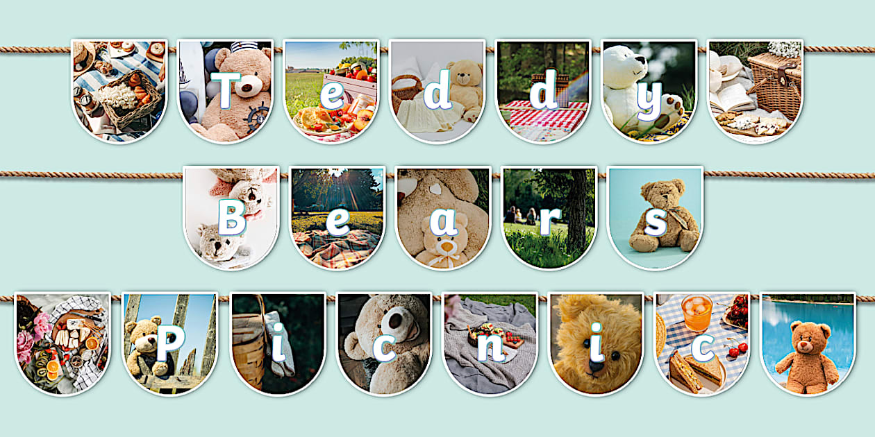 Teddy Bears Picnic Photo Display Bunting (teacher made)