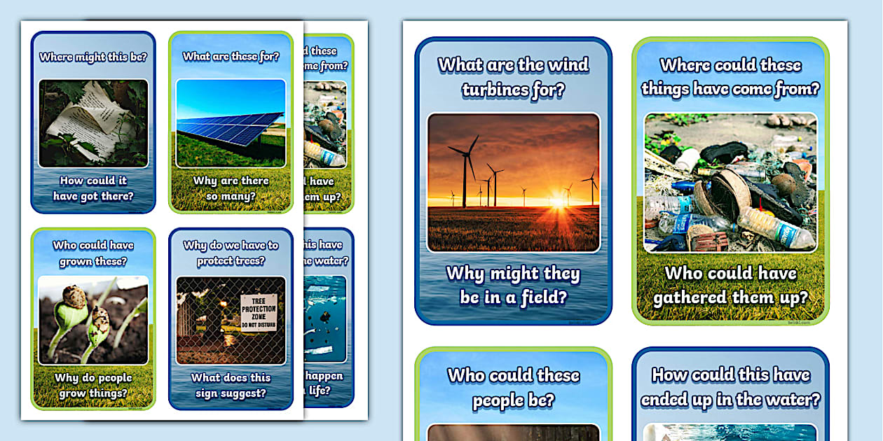 World Environment Day Inference Cards (Lehrer gemacht)