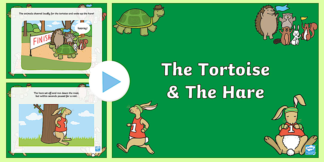 The Tortoise and the Hare PowerPoint | Fables | Twinkl