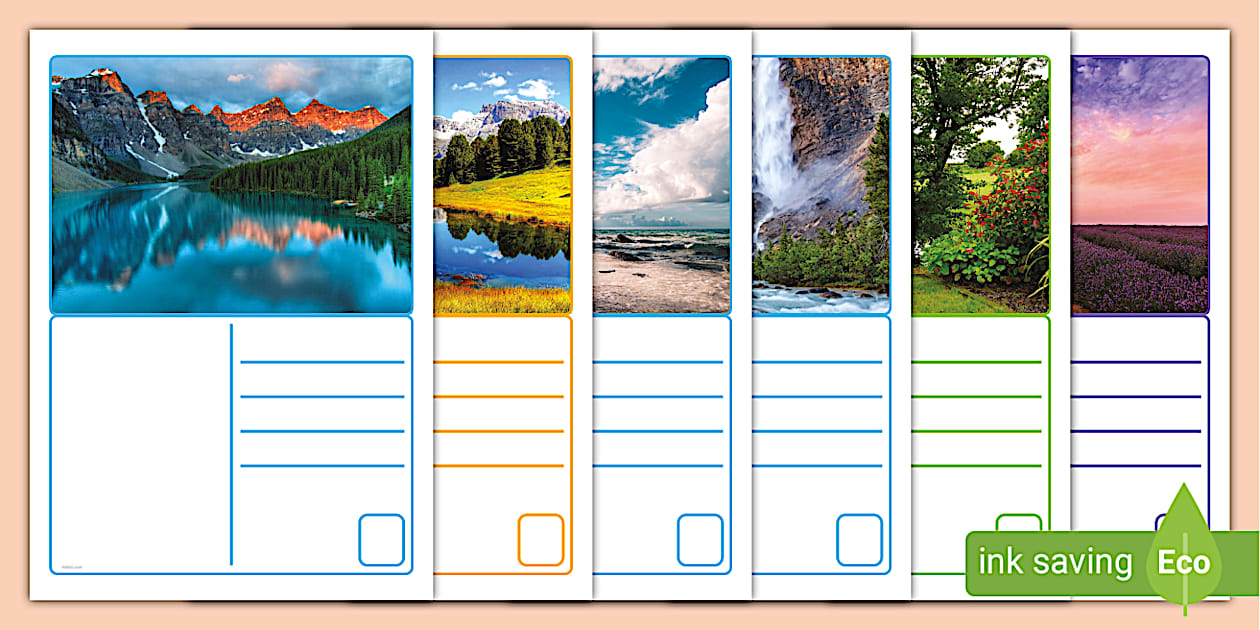 Beautiful Scenery Postcards for Creative Writing - Twinkl