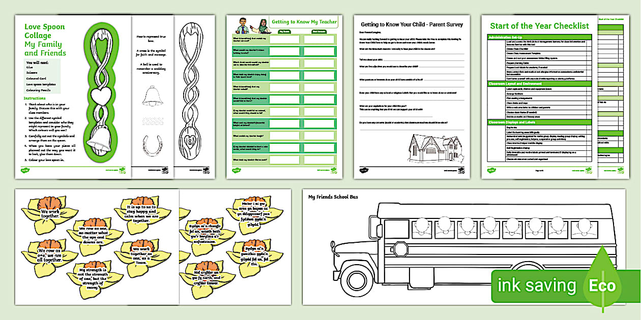 Wales: First Week – Back To School Resource Pack