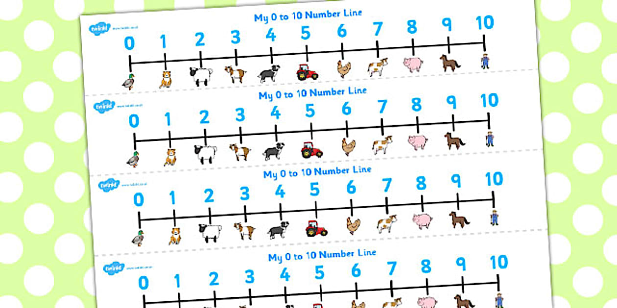 Farmer and Duck Number Lines 0-10 (teacher made) - Twinkl