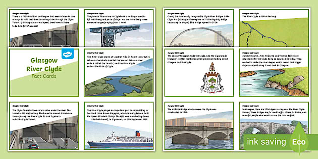 Glasgow River Clyde Facts | CfE Primary Resources | Twinkl