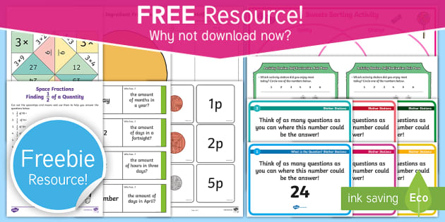 FREE! - Maths Week Scotland First Level Resource Pack