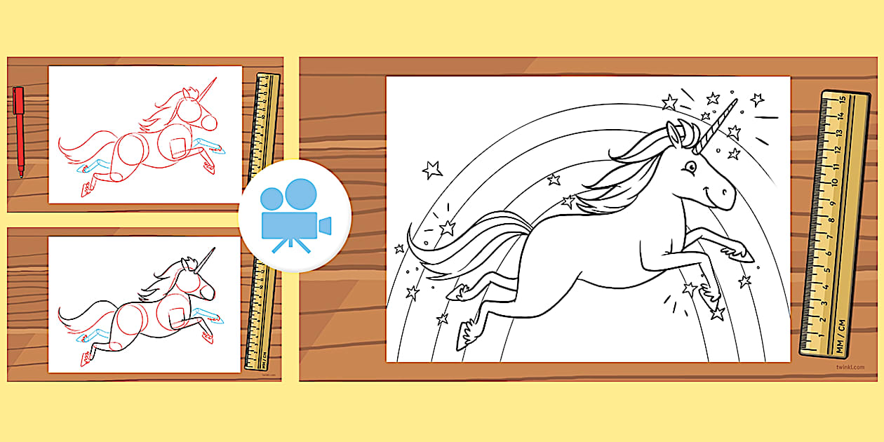 How to Draw a Unicorn Video | Twinkl Go (teacher made)