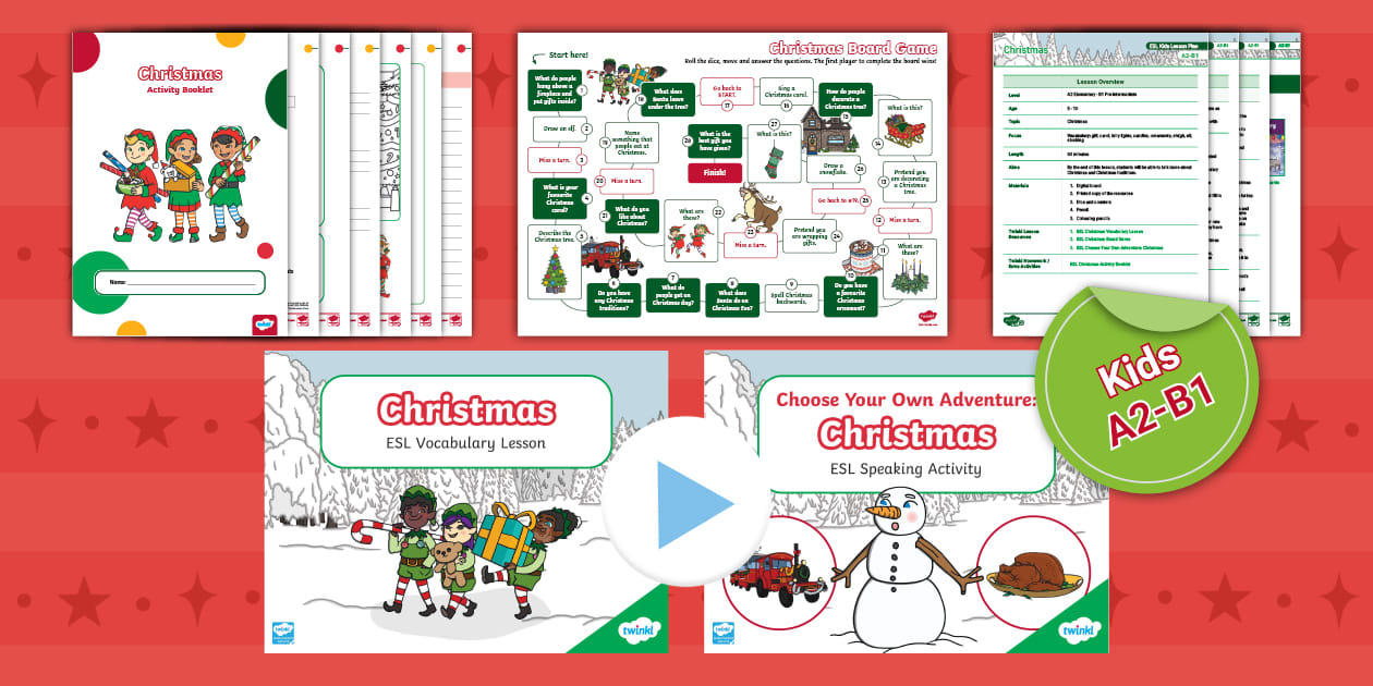 Twinkl ESL Christmas Lesson Plan (teacher made) - Twinkl