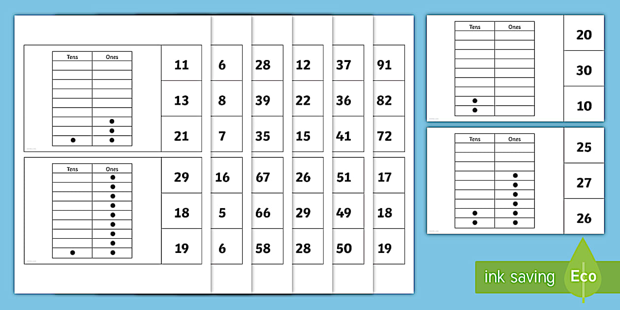 Place Value within 100 Peg Board Activity (teacher made)