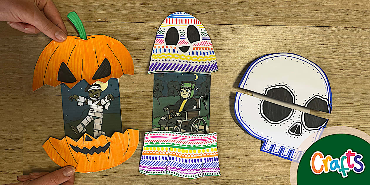 Photo Surprise Halloween Card | Twinkl Crafts (Teacher-Made)