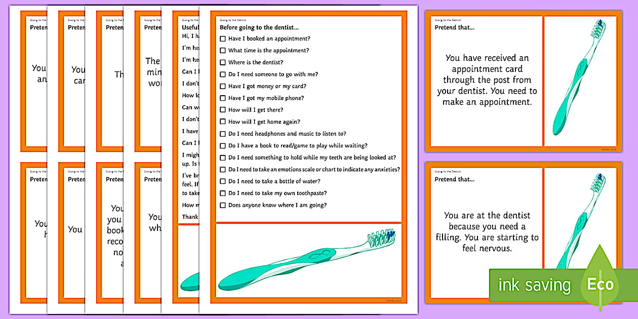 Going to the Dentist Scenarios and Social Scripts - Twinkl