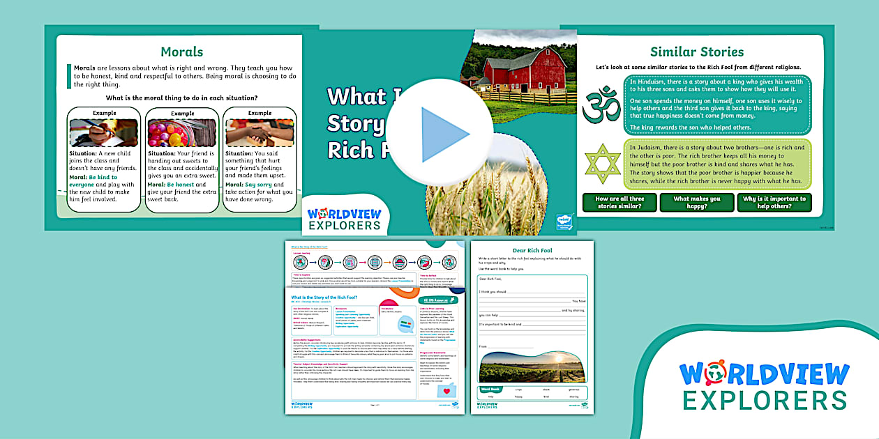 RE: Christian Stories: KS1 Lesson Pack 5 (teacher made)