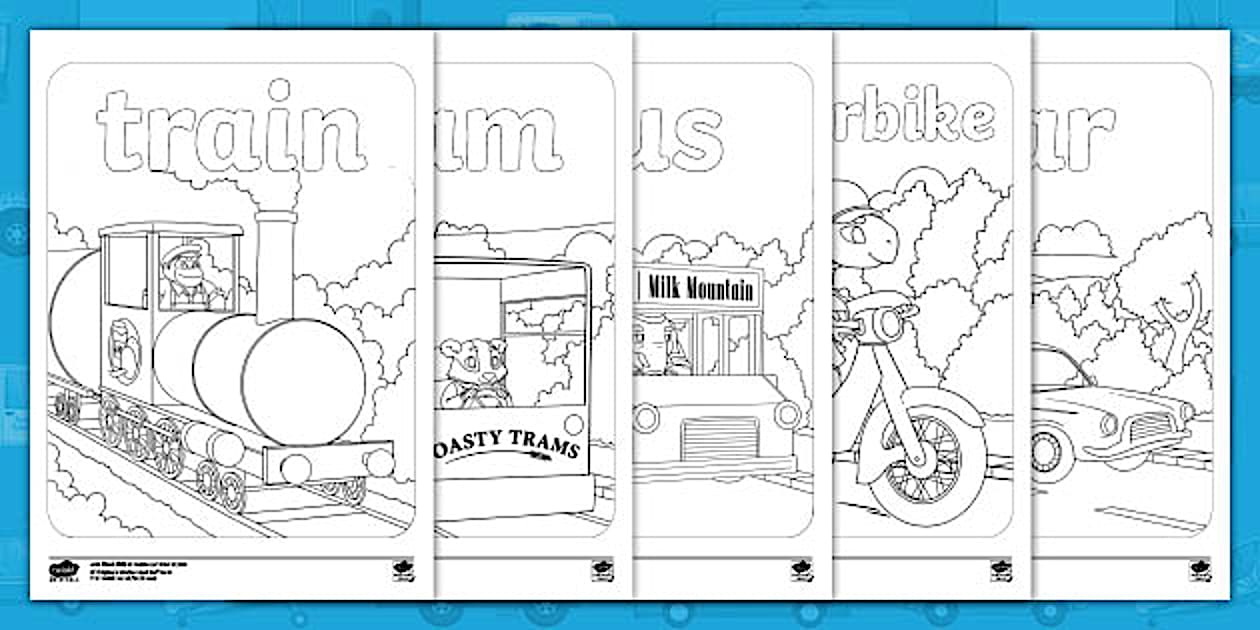 Transport Colouring Pages - Transport Pictures to Colour