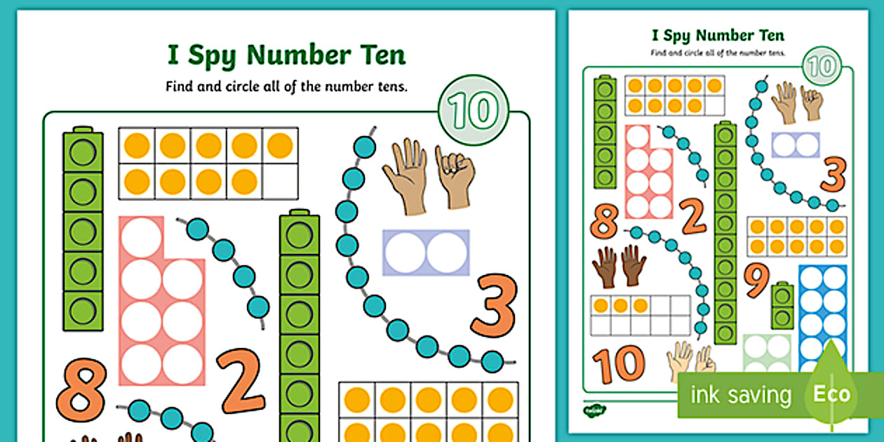 👉 I Spy Number 10 (Teacher-Made) - Twinkl