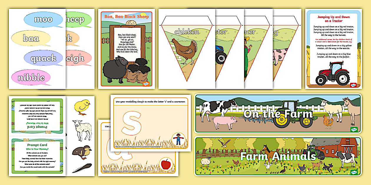 On The Farm EYLF Resource Pack (teacher made) - Twinkl