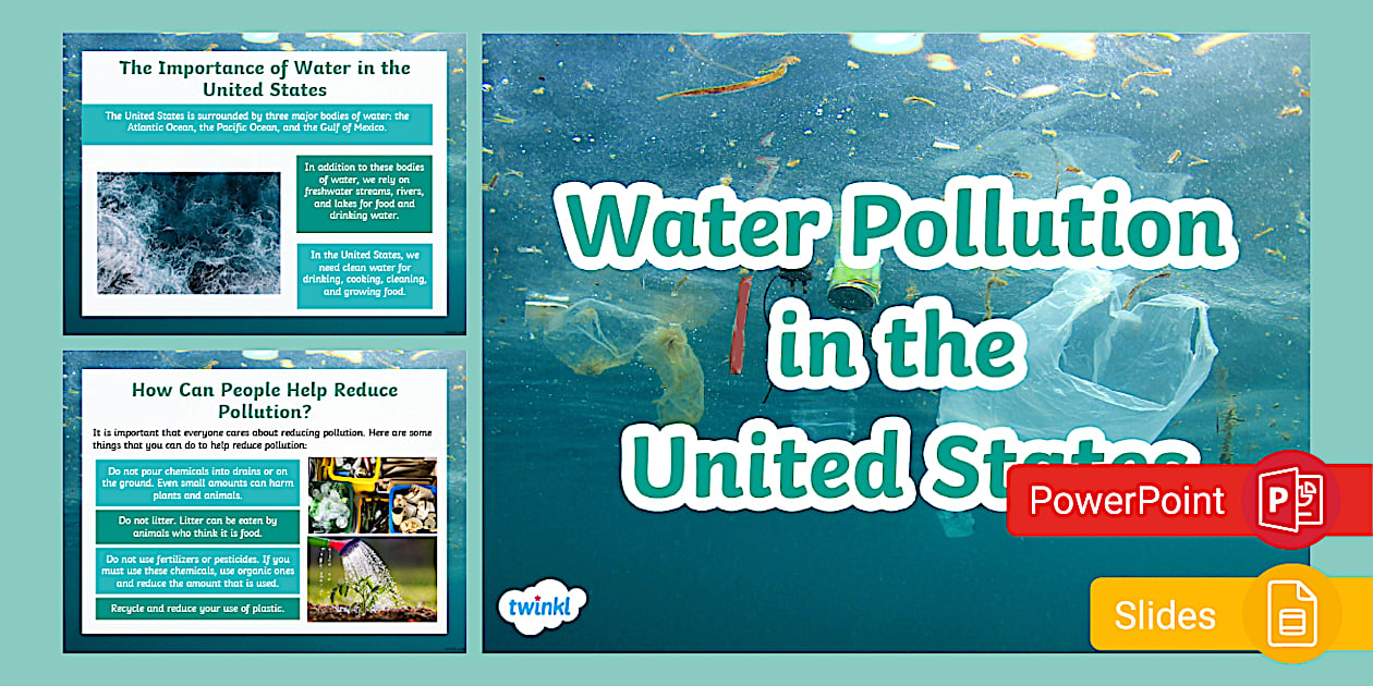 U.S. Water Pollution Facts PowerPoint | Twinkl USA - Twinkl