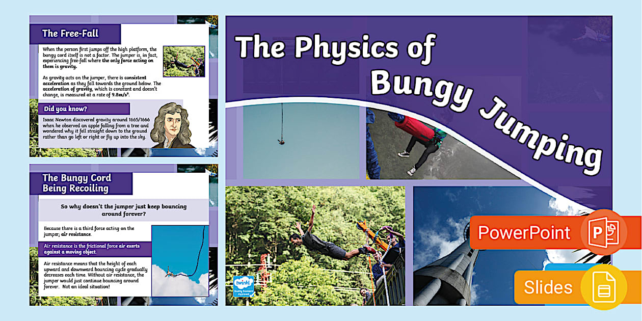 Bungee Jumping Physics PowerPoint | NZ Science Resources