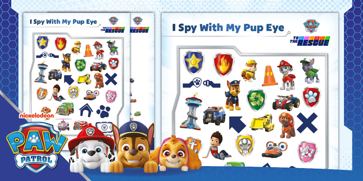 FREE PAW Patrol: I Spy With My Pup Eye Game (Teacher-Made)