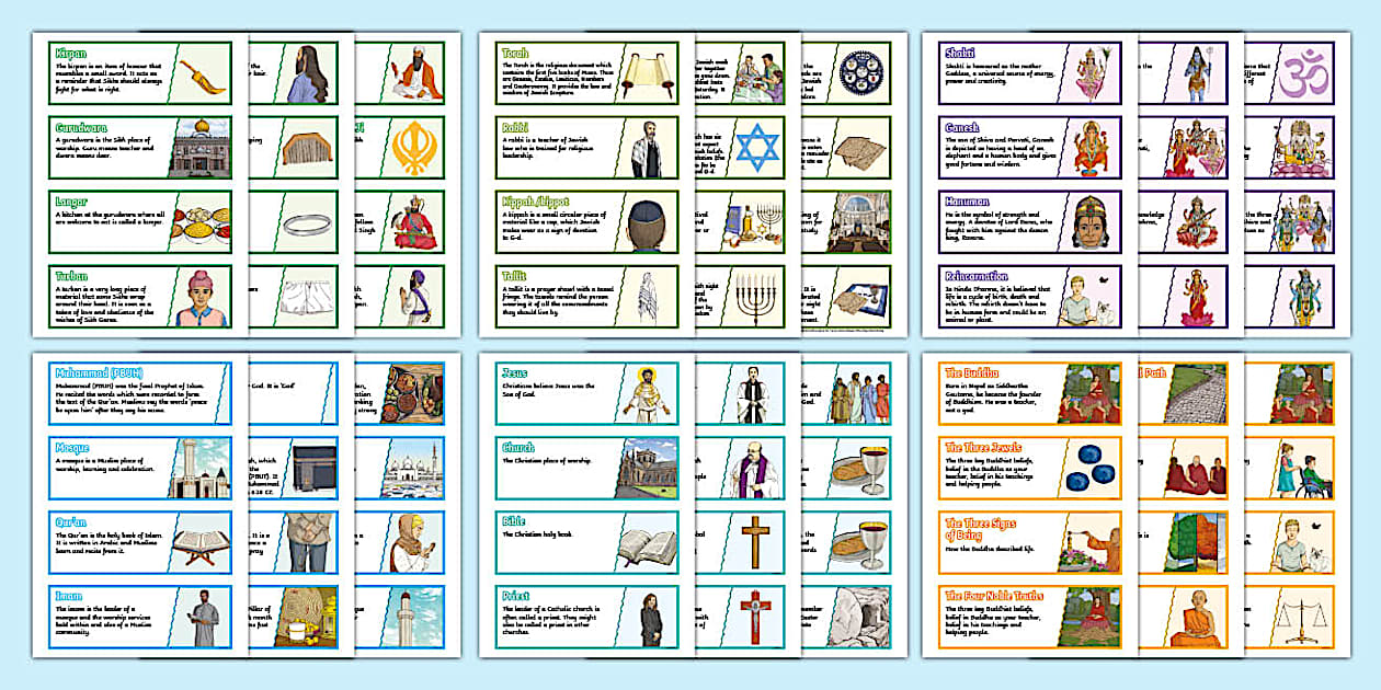 Learn to Spell Religious Words | KS2 RE Word Cards - Twinkl