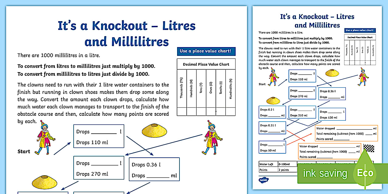 It's a Knockout Worksheet / Worksheet (Teacher-Made)