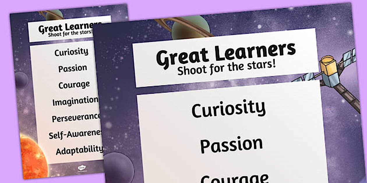 Great Learners Poster (Teacher-Made) - Twinkl