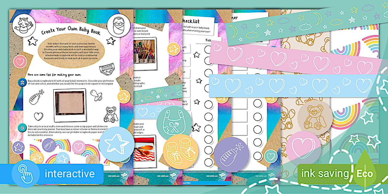 Create Your Own Baby Book (teacher made) - Twinkl