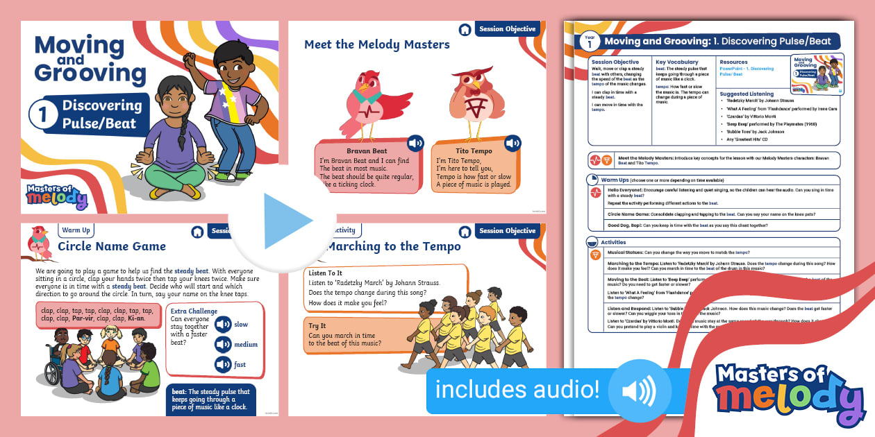 👉 Year 1 Moving and Grooving Session 1 (Teacher-Made)