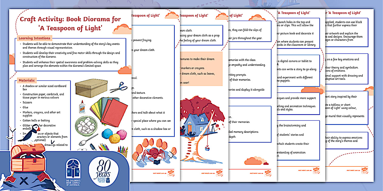 CBCA Children's Book Week 2025 'A Teaspoon of Light' Craft 3-6