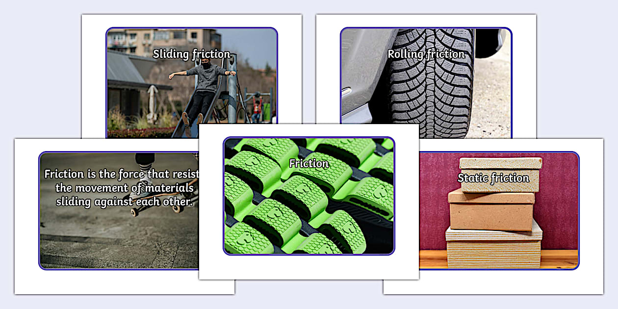 Friction Forces Display Photos (Teacher-Made) - Twinkl