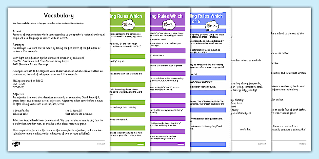 Teaching Assistant SPaG Guides (teacher made) - Twinkl