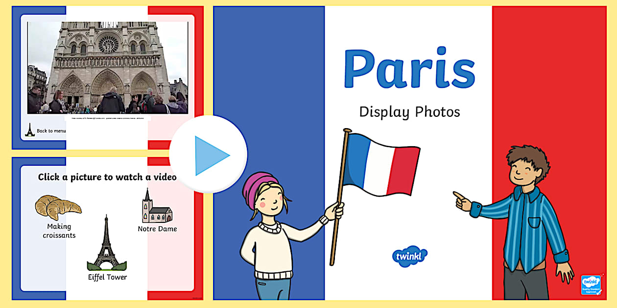 Paris Video PowerPoint (teacher made) - Twinkl