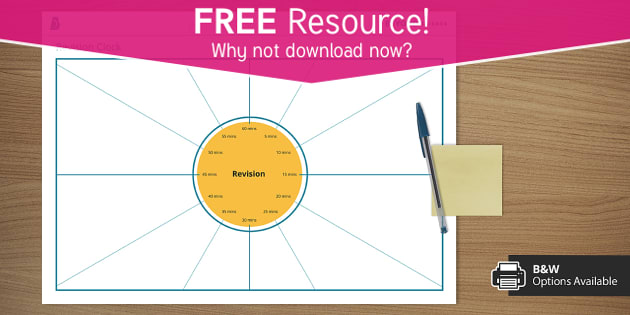 FREE! - Revision Clock Sheet | GCSE Revision | Beyond Secondary