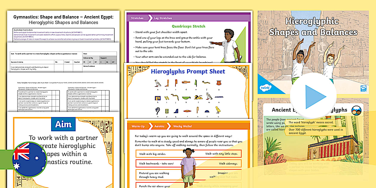 Y4 Gymnastics Shape and Balance Lesson 2 (teacher made)