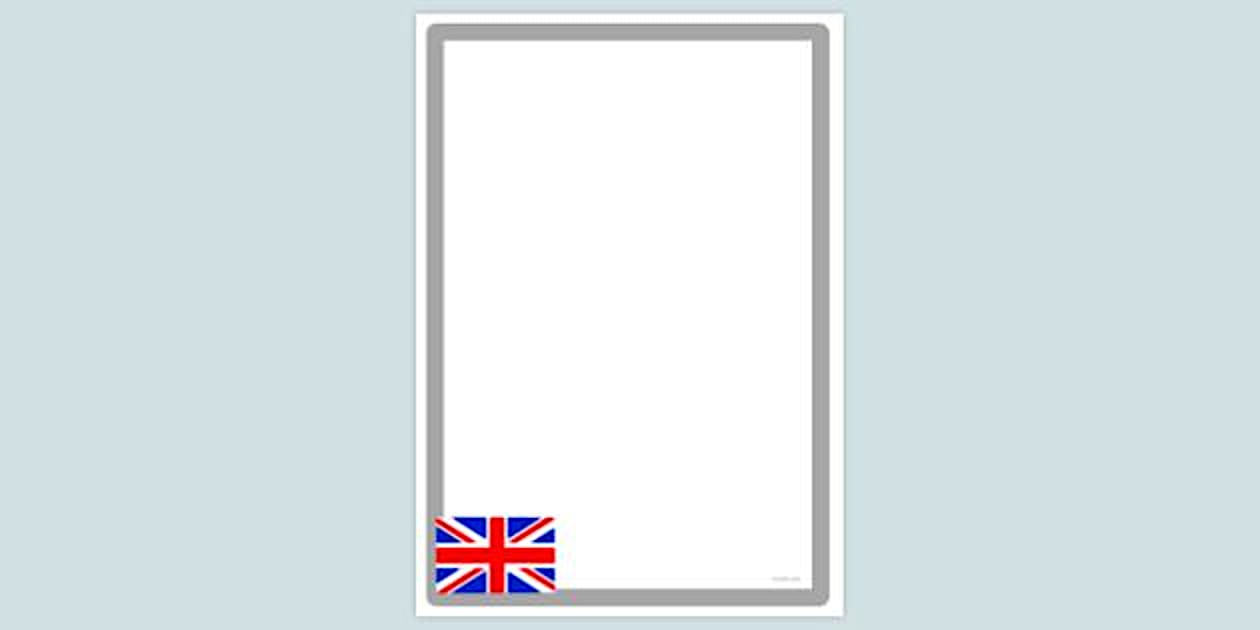 Union Jack Page Border | Page Borders | Twinkl - Twinkl