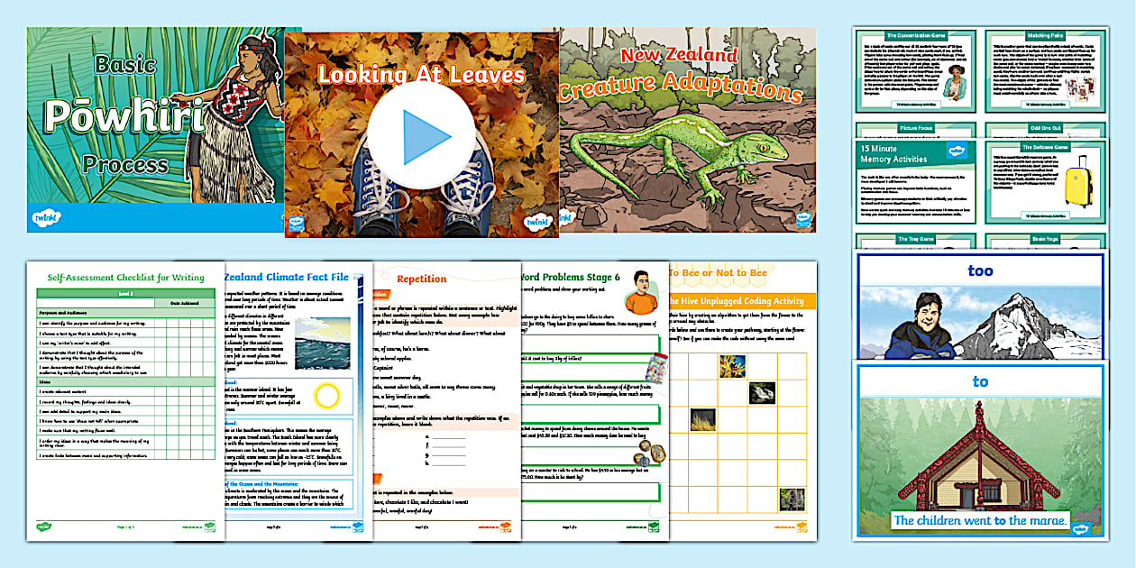 Years 5-6 New Zealand Taster Resource Pack