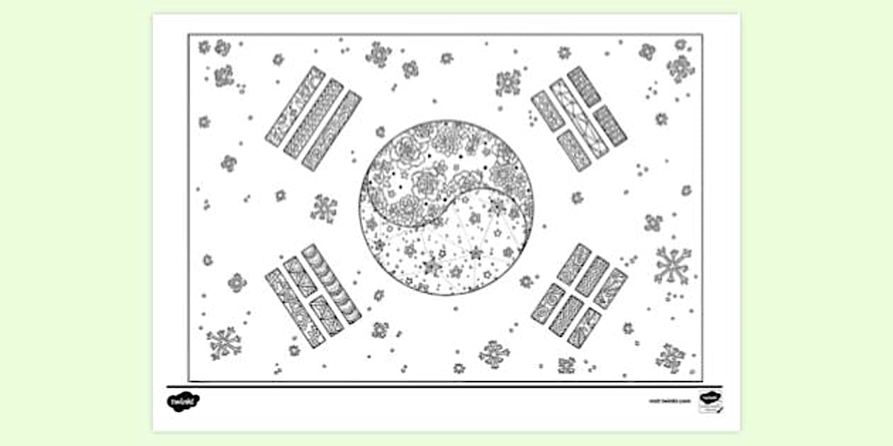 Korean Colouring Page | Colouring | Colouring Sheets
