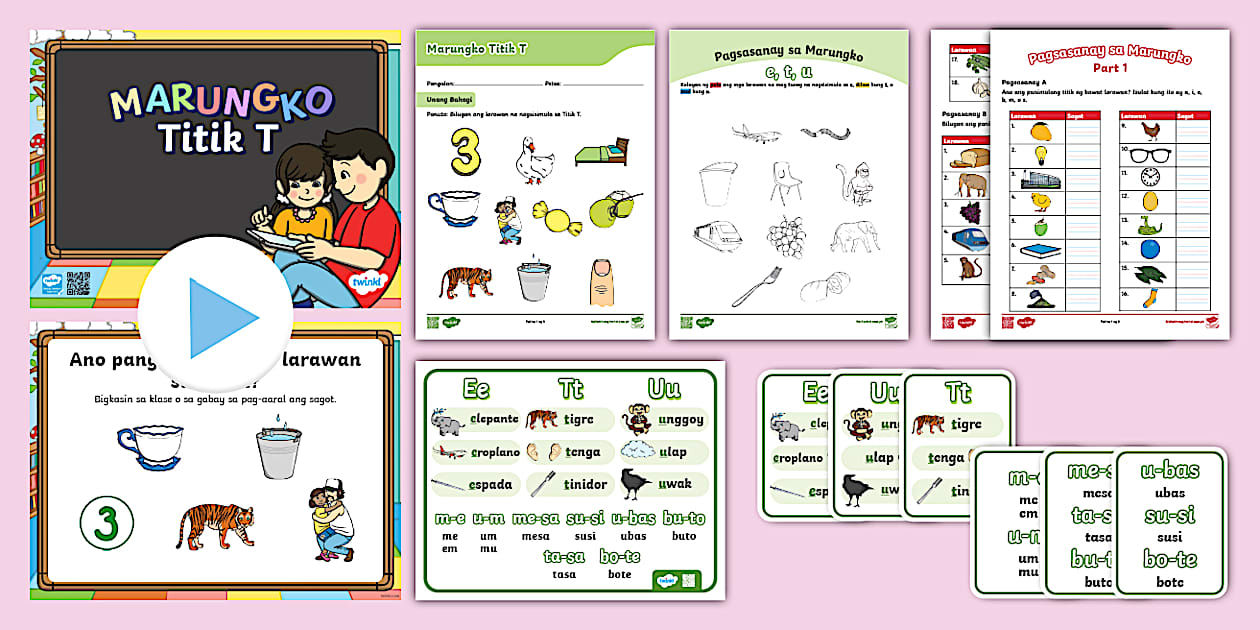Marungko Titik T Resource Pack | Philippines | Twinkl