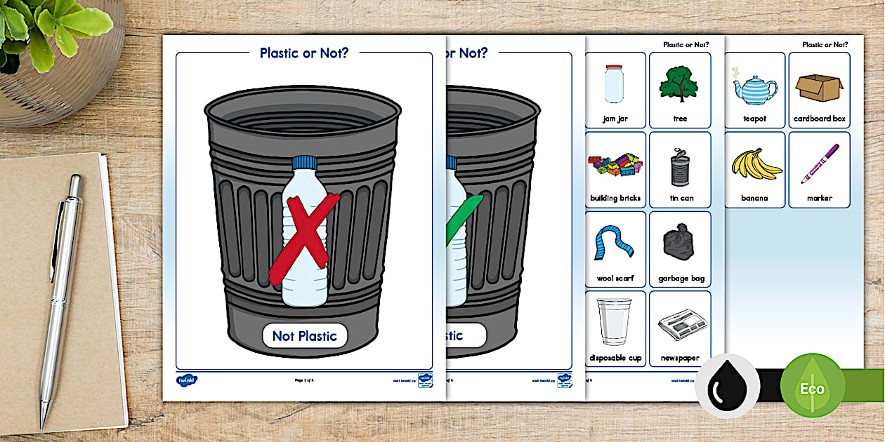 Plastic or Not? Sorting Activity (Teacher-Made) - Twinkl