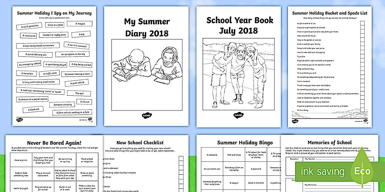 KS2 Leavers Transition and Summer Holidays Activity Pack