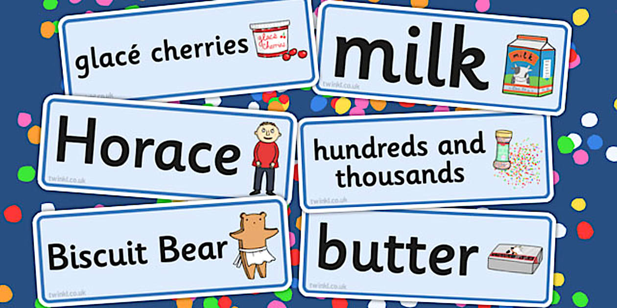 Word Cards to Support Teaching on Biscuit Bear - Twinkl