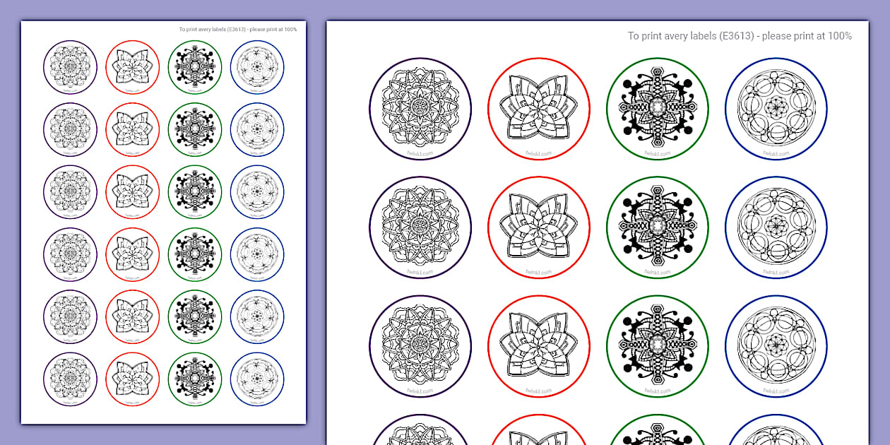 Mandala Stickers (Teacher-Made) - Twinkl