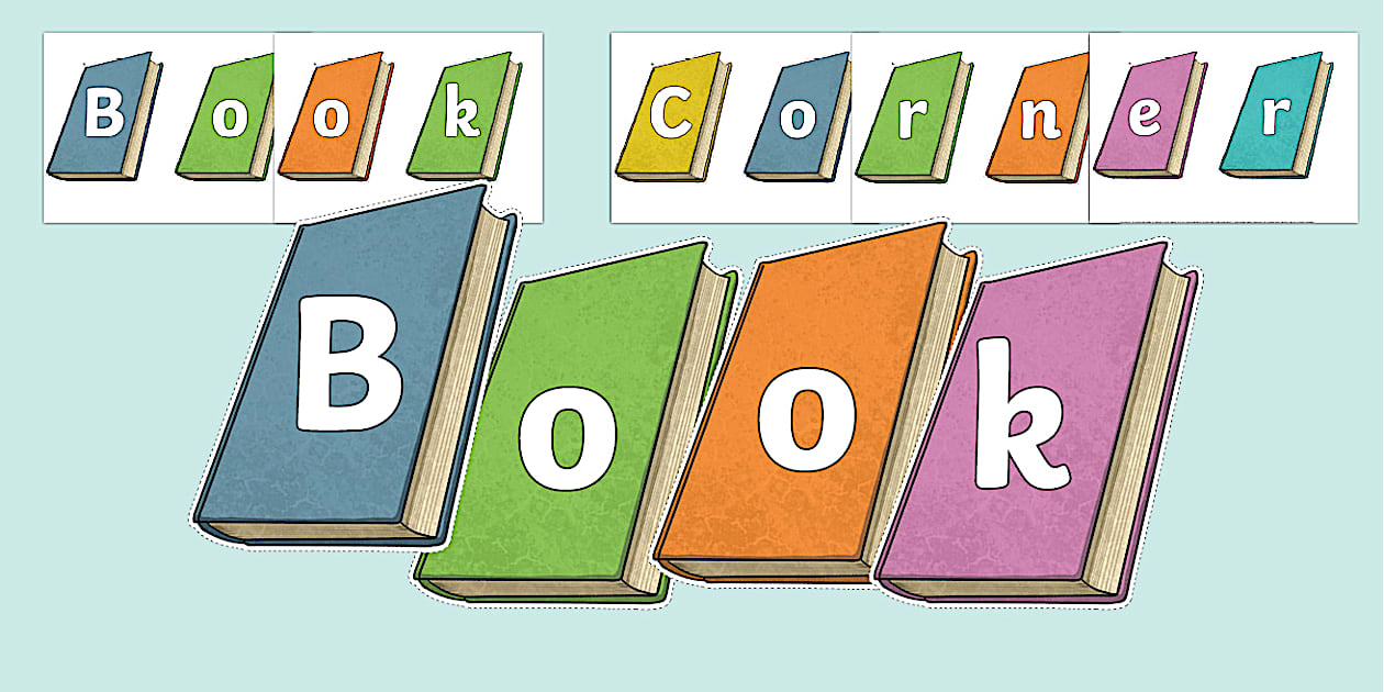 Book Corner Display Cut-Outs (Teacher-Made) - Twinkl