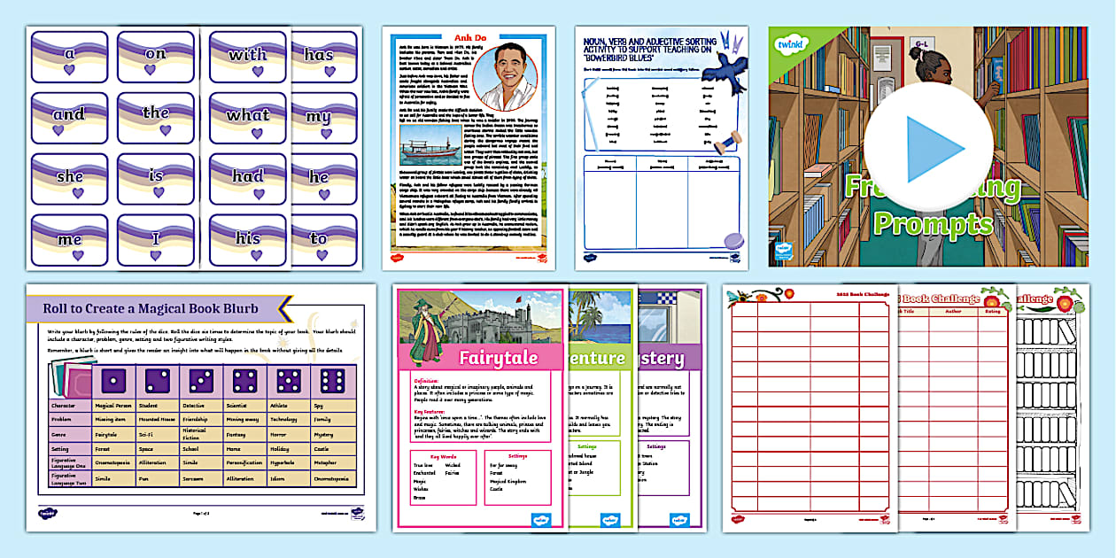 F-6 English Free Taster Pack (Teacher-Made) - Twinkl