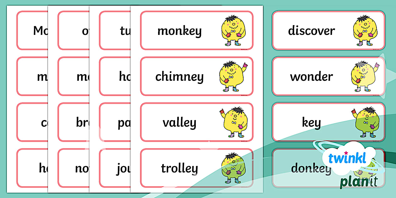 PlanIt English Year 2 Term 2B Spelling Word Cards - Twinkl