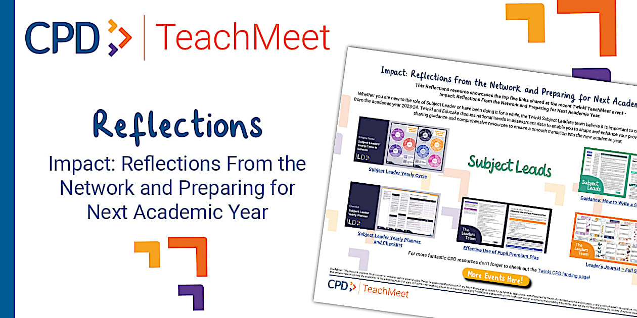 TeachMeet - Impact: Reflections From the Network and Preparing for Next