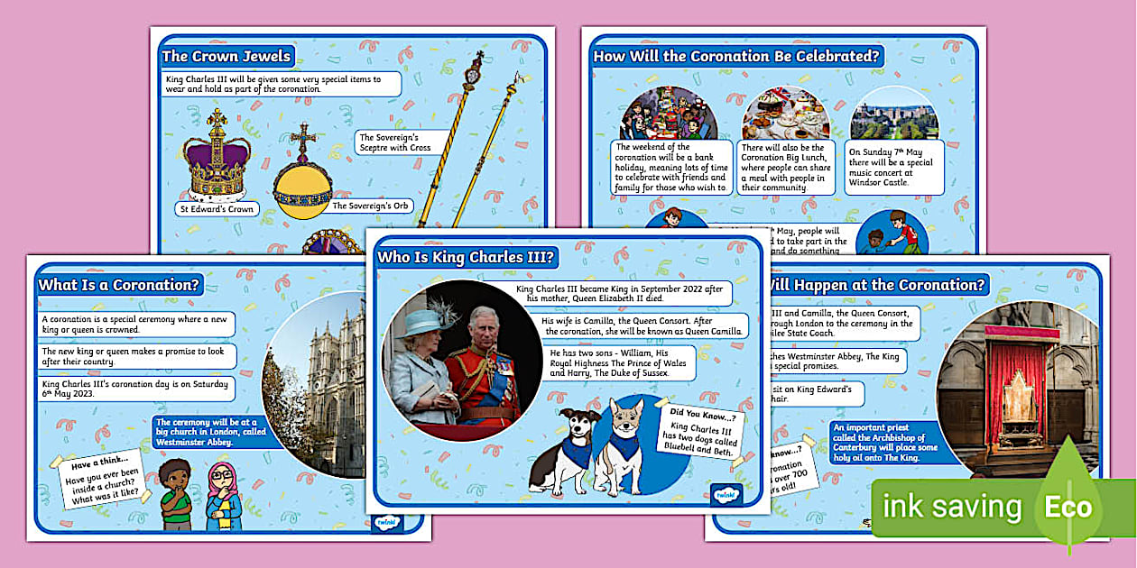 EYFS All About the Coronation Fact Files | Twinkl - Twinkl