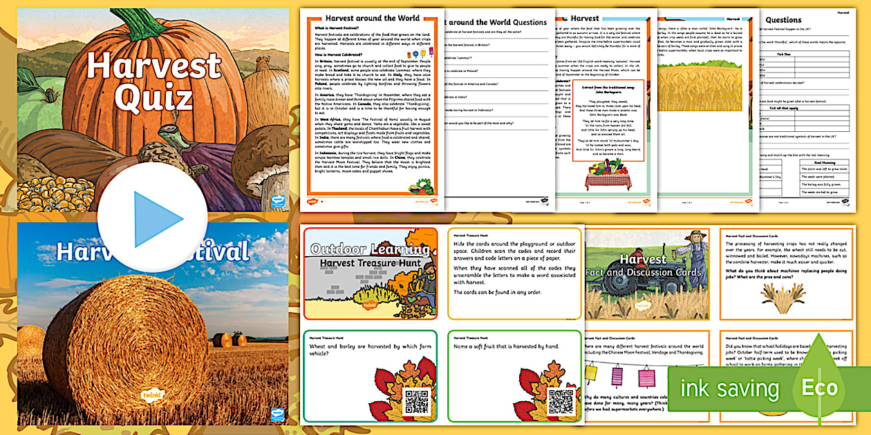 CfE Second Level Harvest Resource Pack (teacher made)