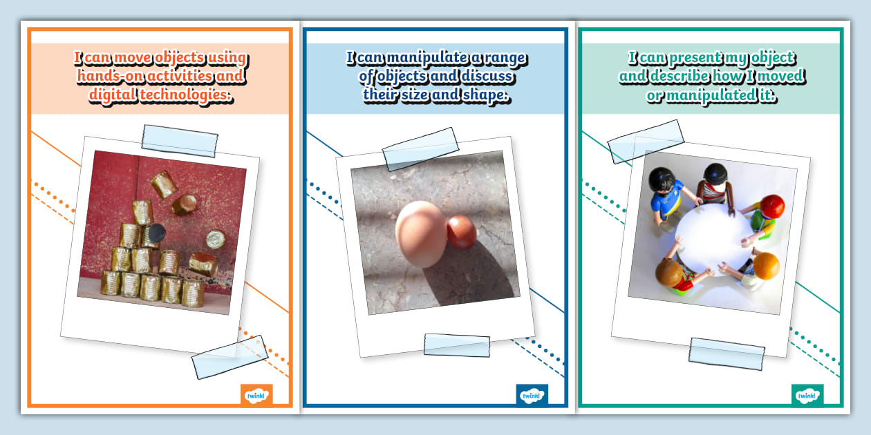 STEM IU Foundation Objects Move I Can Statements Posters